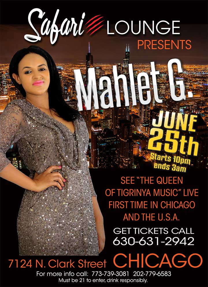 Mahlet GebreGiorgis concert in Chicago USA